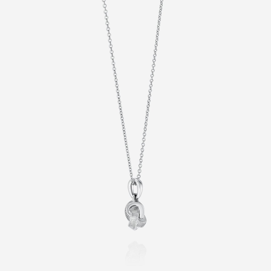 Knot Pendant With Chain Sterling Silver – 886 Royal Mint