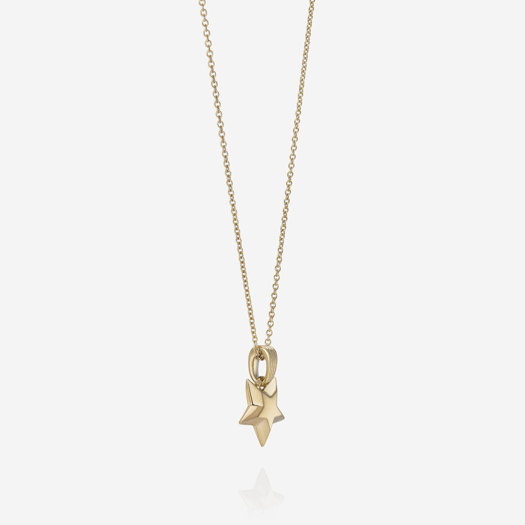 Shooting Star Pendant with 18 inch Trace Chain 9ct Yellow Gold – 886 ...