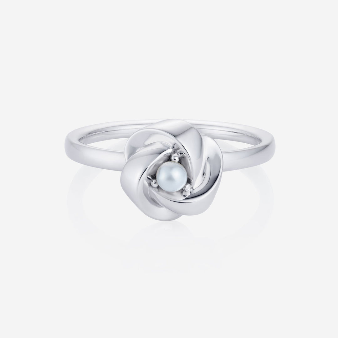 Pearl Knot Ring, Sterling Silver – 886 Royal Mint