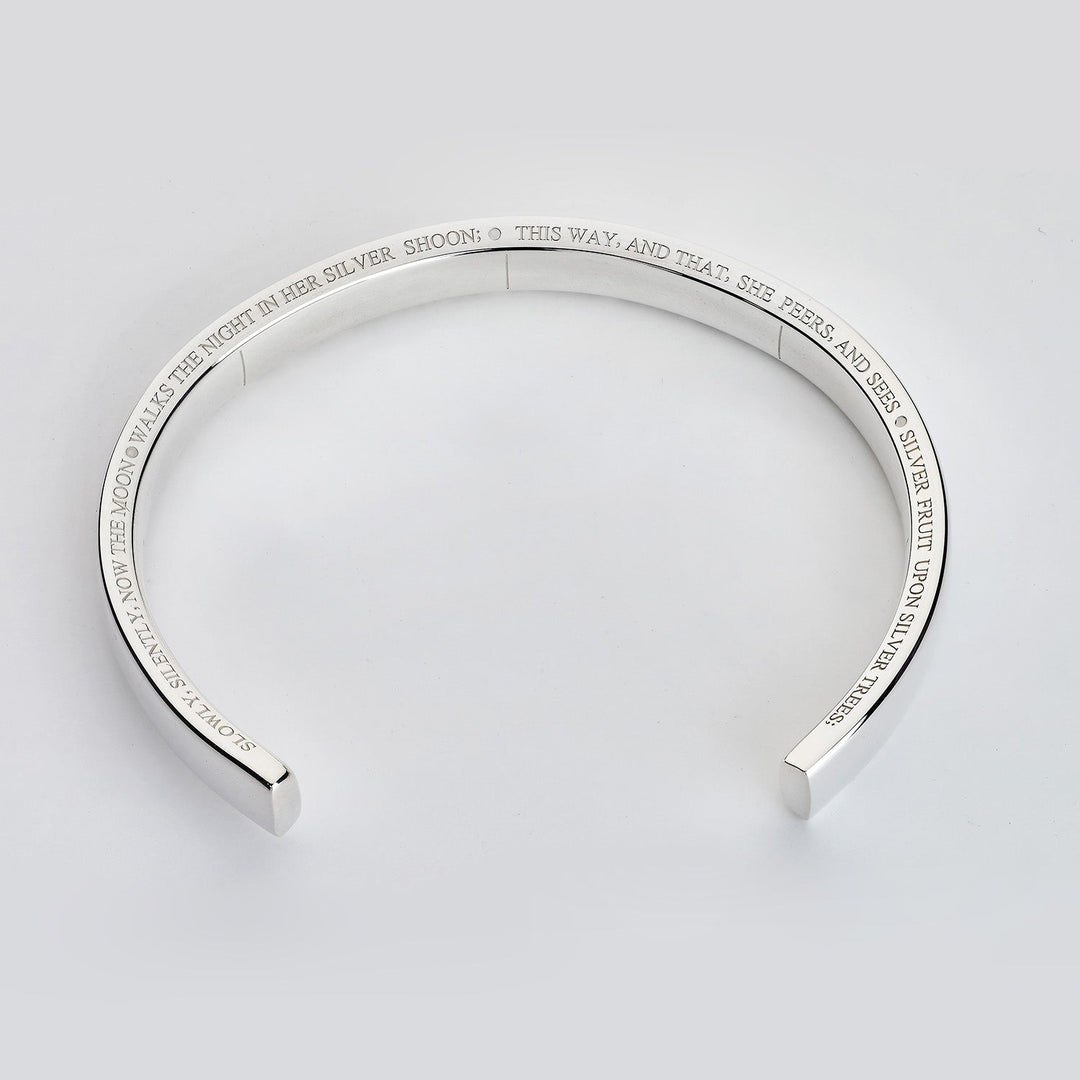 886 Bold Poem Cuff in Sterling Silver – 886 Royal Mint